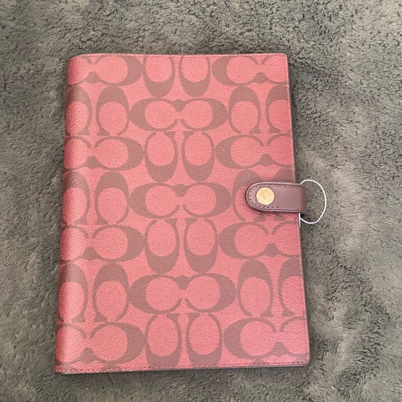 Coach | Accessories | Coach Notebook In Signature Canvas | Poshmark